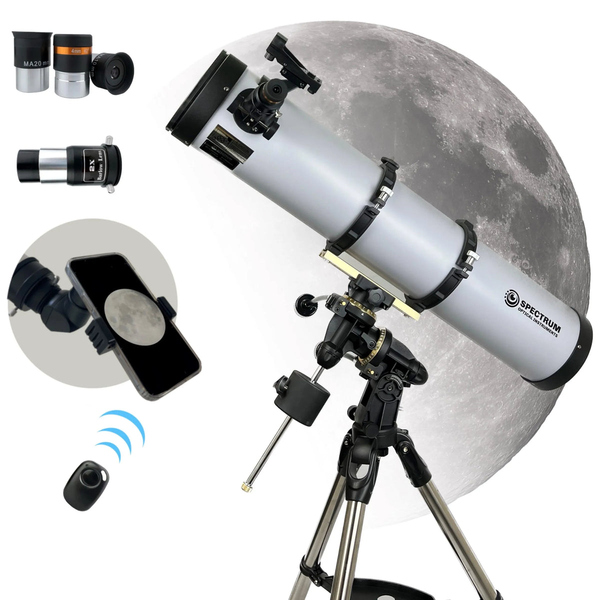 Spectrum Optics PolarPlus 130EQ Reflector (E6250908) - Astronomy Plus — Telescopes & Accessories ...