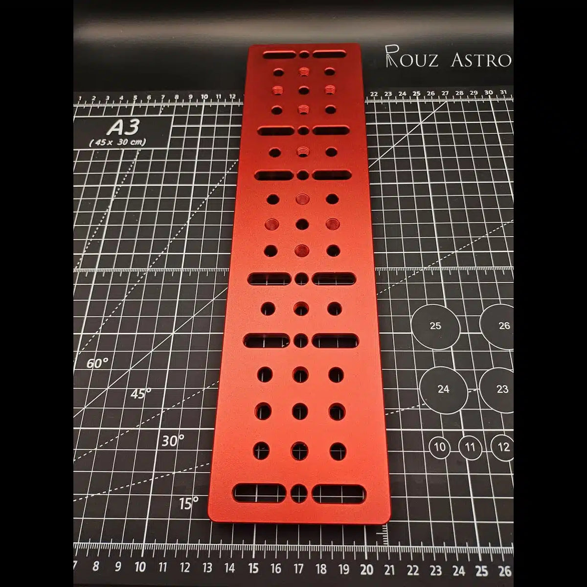 Rouz Astro Dovetail Plate Losmandy Type CNC Aluminum - Astronomy Plus ...