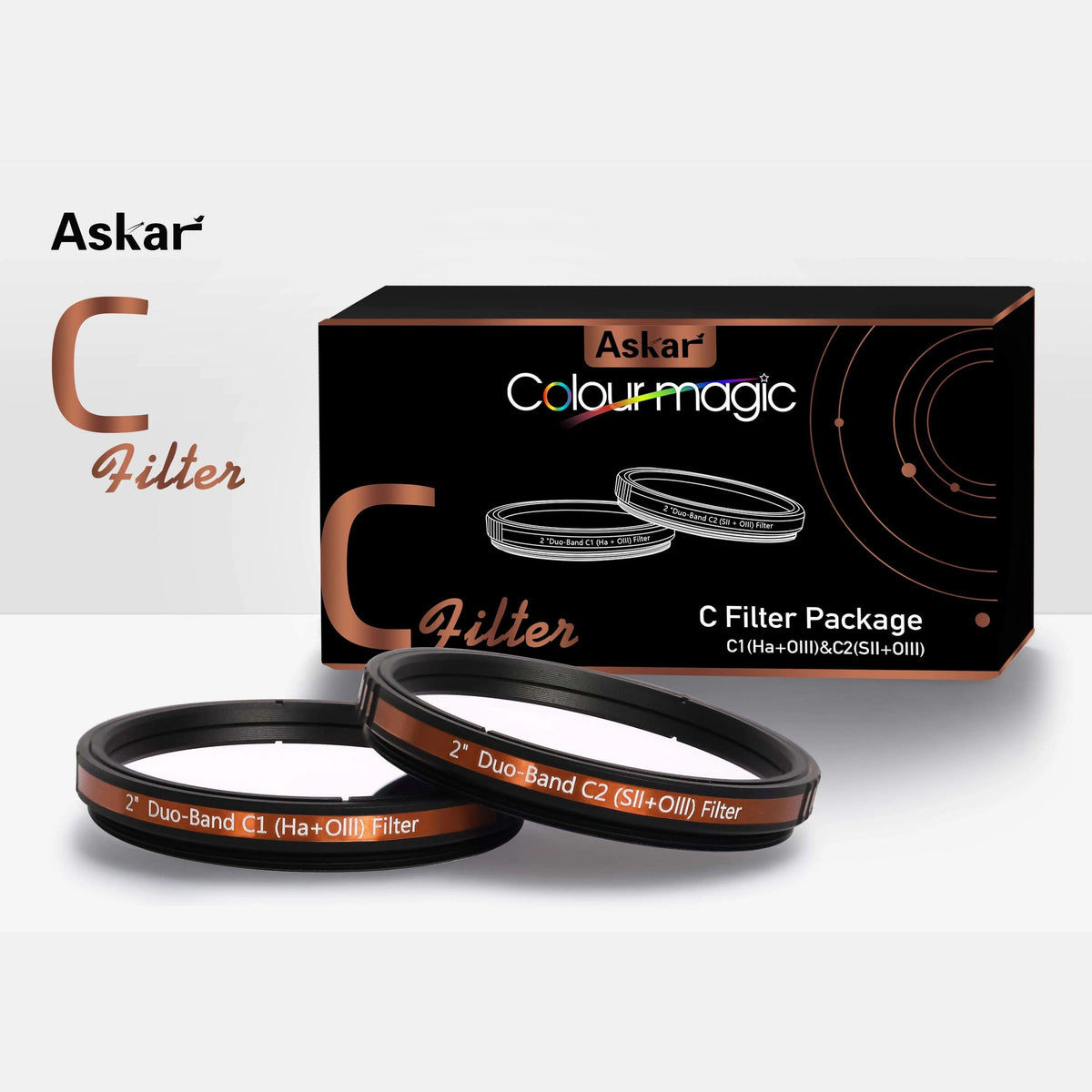 Askar Colour Magic C1/C2 Duo-Band Filter - Astronomy Plus — Astronomy ...