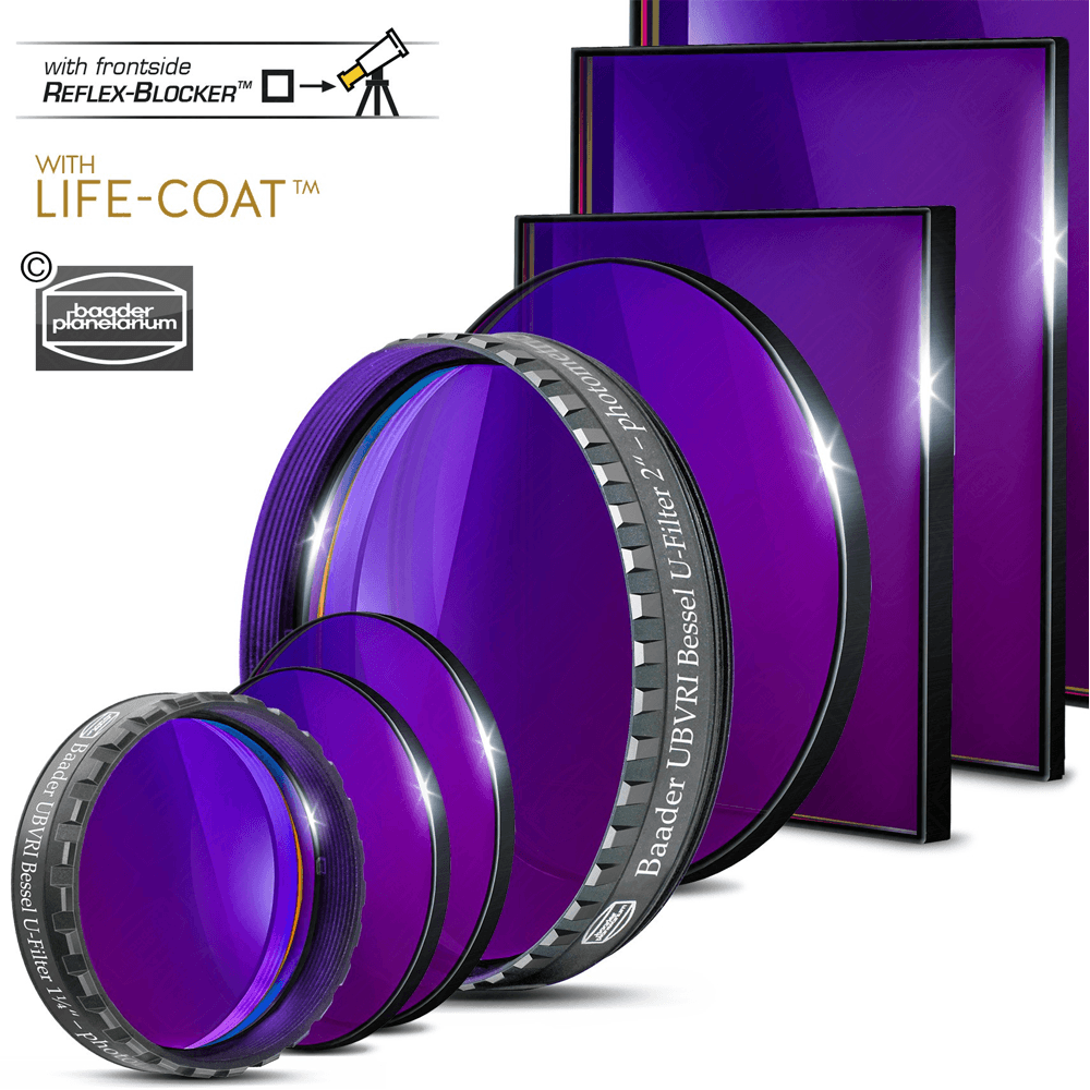 Baader UBVRI Bessel U-Filter - Photometric — Astronomy Plus ...