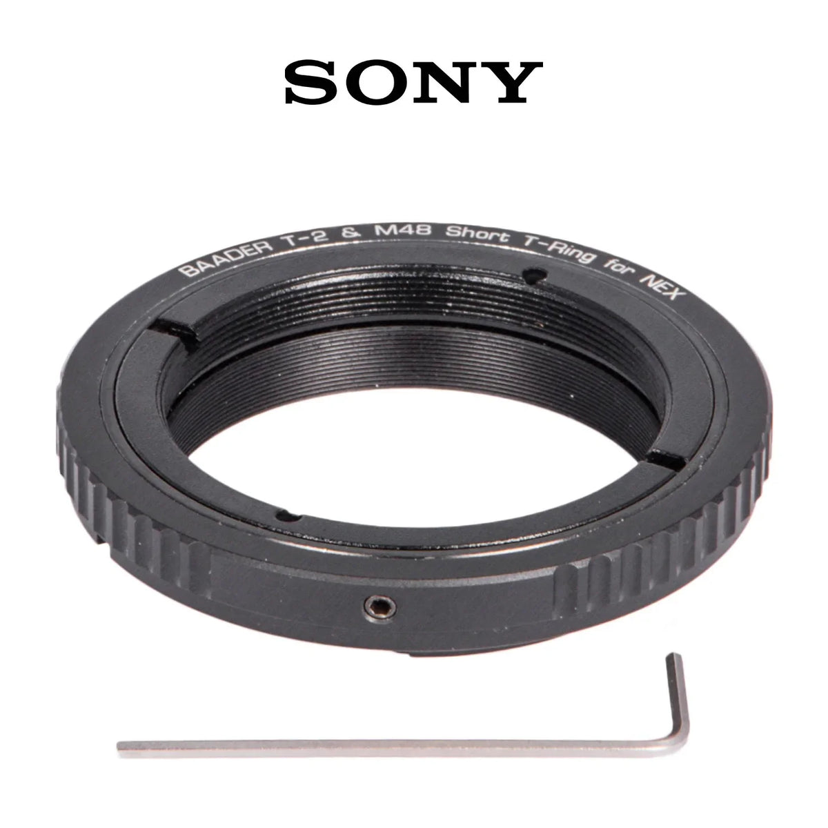 Baader Wide-T-Ring Sony E/NEX Bayonet with D52i/M48 to T-2 and S52 (TR ...