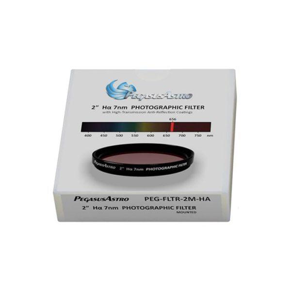 Pegasus Astro Photographic Filter - Ha 2'' Mounted Filter (PEG-FLTR-2M ...